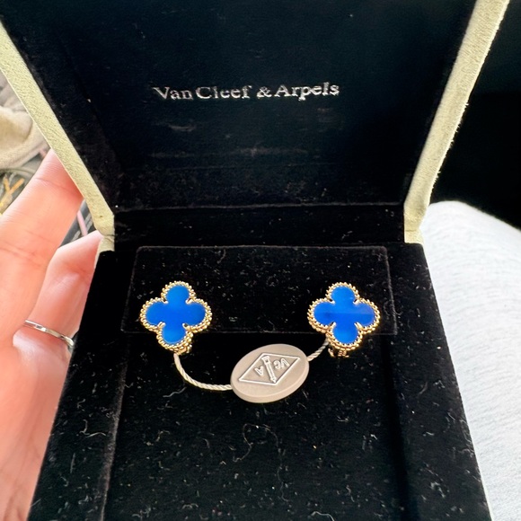 Van Cleef & Arpels | Jewelry | Van Cleef Arpels Azure Clover Earrings ...
